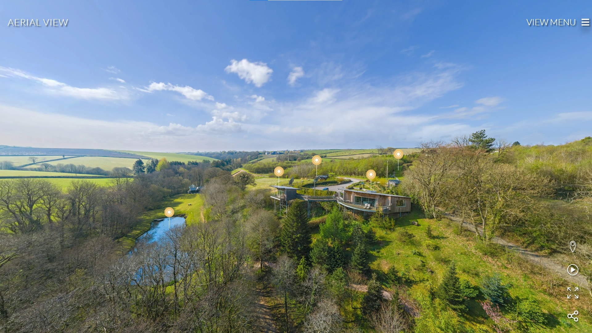Tree Top Escape Wedding Virtual Tour | The Virtual Tour Experts